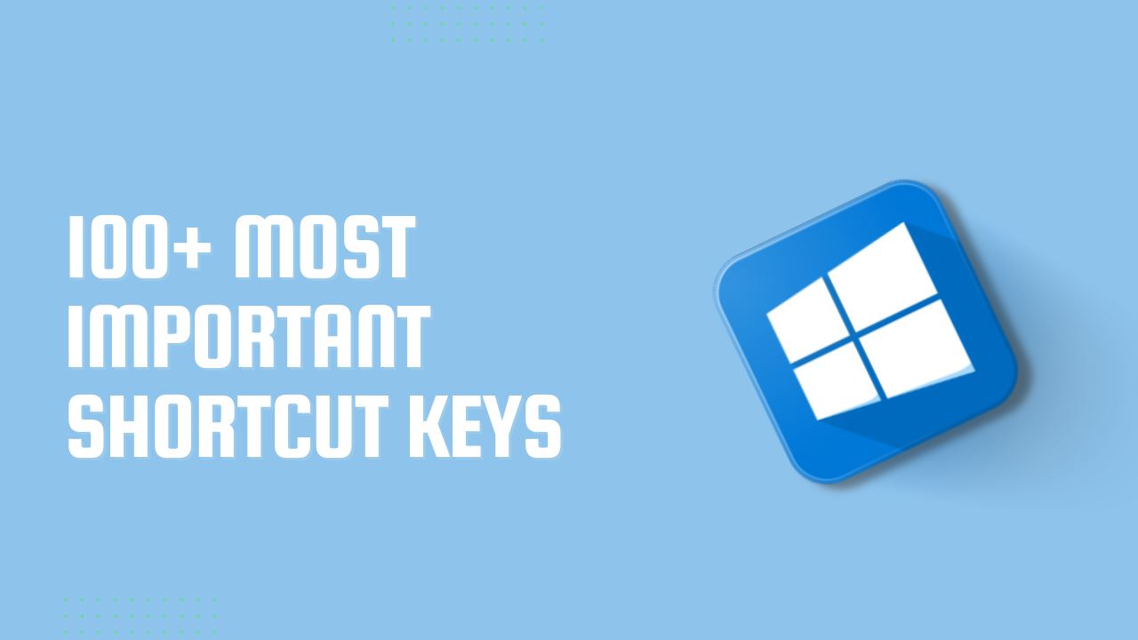 100+ Most Important Computer Shortcut keys - OCS