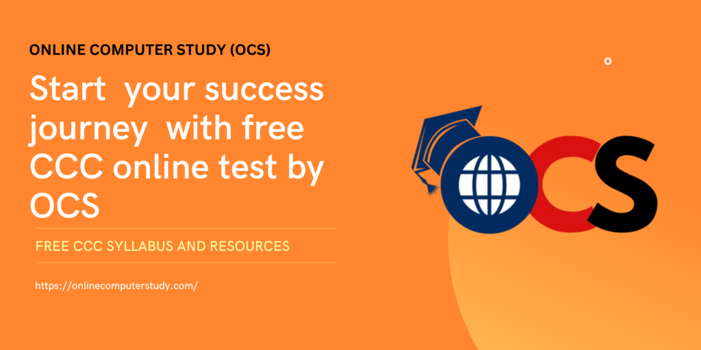 Free CCC Online Test and Mock test for Practice - OCS